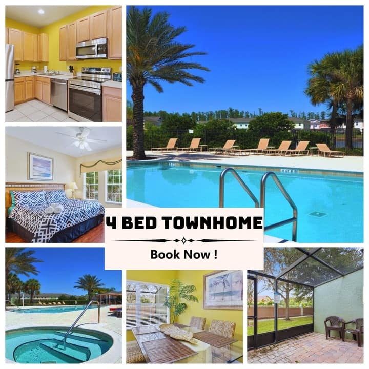 4br Family Haven - Steps To Disney Magic #Florida - Kissimmee