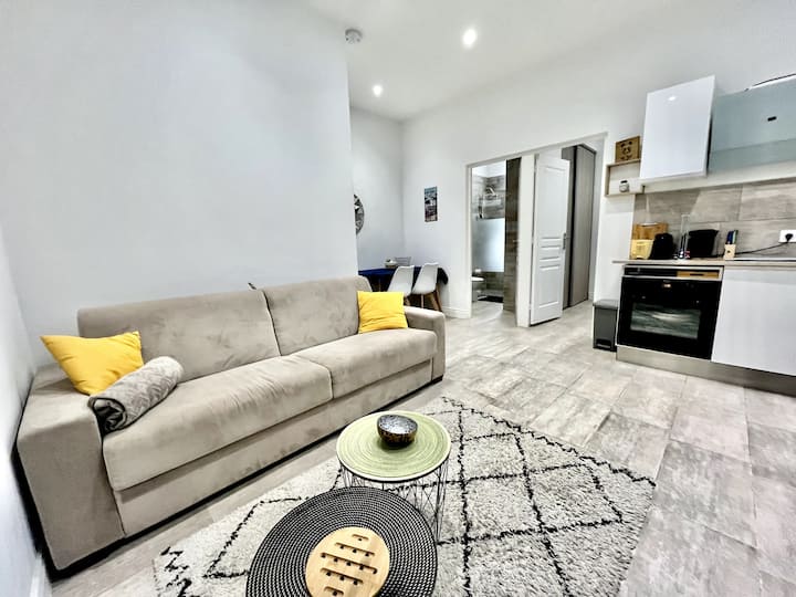 Appartement 500m Mer • Clim • Garage Privé - Nice