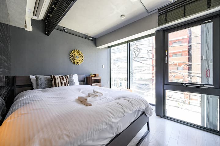 Kagurazaka Modern Apartment/7ppl/4beds/3f - Tokyo