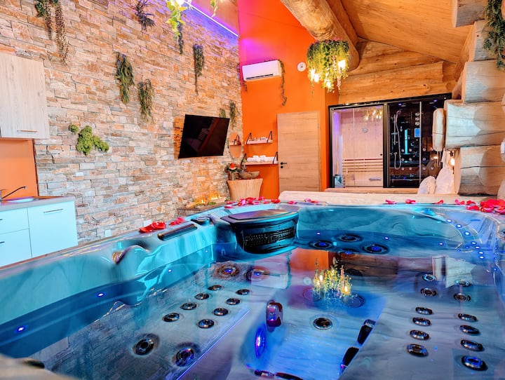 Chalet En Fuste Angora Avec Spa Alsace - Altkirch