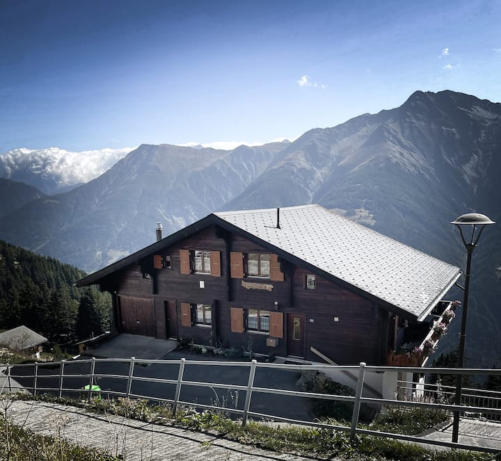 Chalet Talblick Dachwohnung - Riederalp