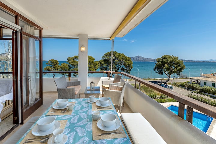Llenaire 2, Sea View, Pool, Ac - Port de Pollença