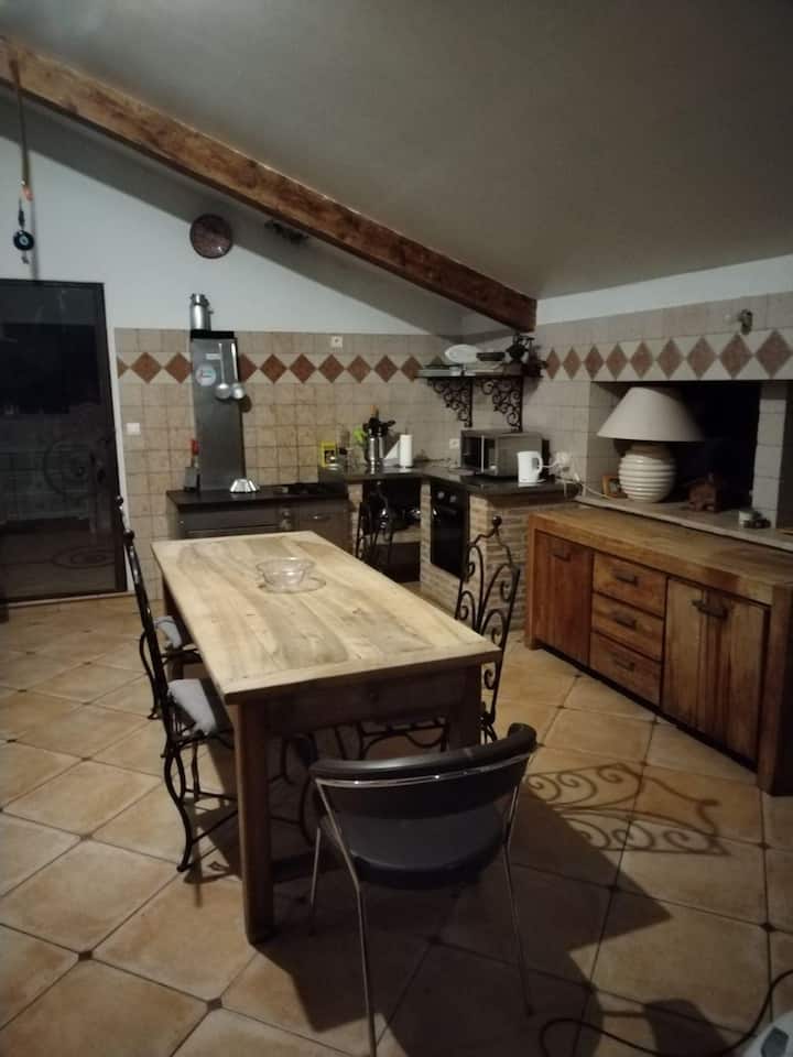 Chambre Privé Maison Campagne - Grignan