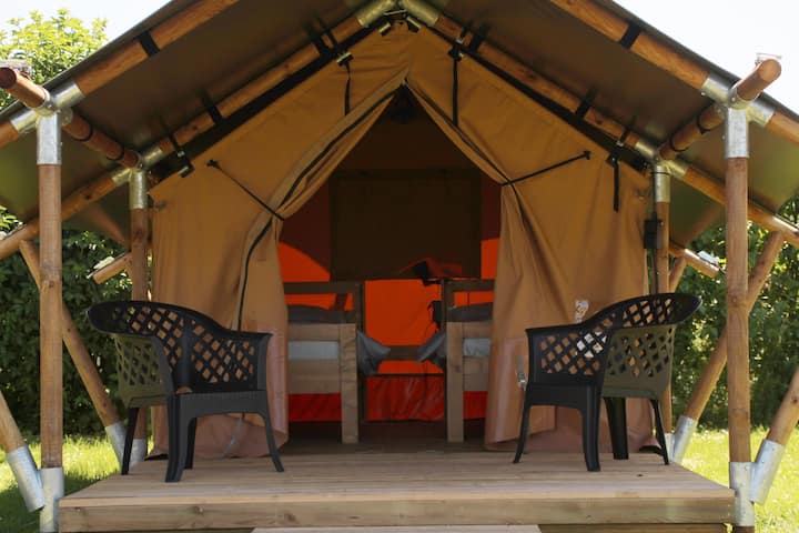 Camping De Boomgaard - Lodge Duo - Maaseik