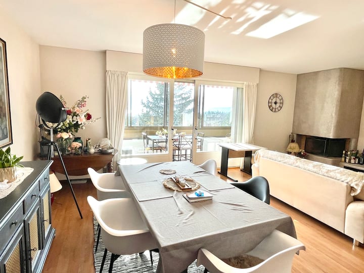 Jolie Chambre Double Confortable Lausanne Ehl Chuv - Lausanne