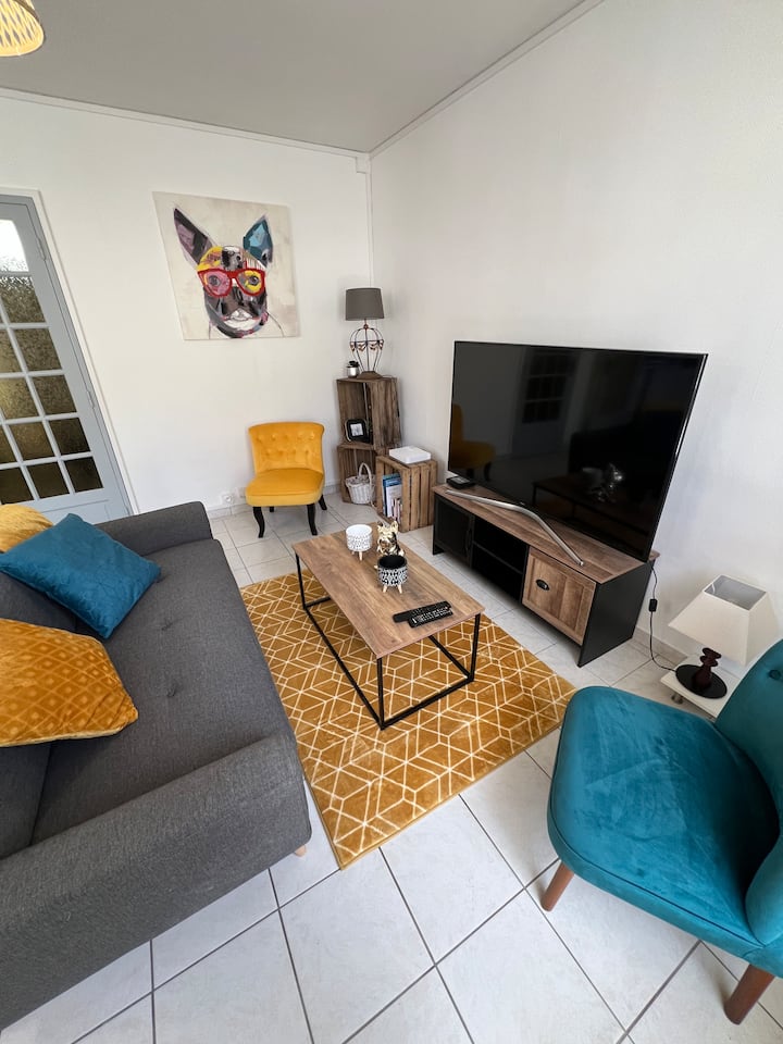Maison 3 Chambres 6 Personnes - Garage Sécurisé - Châteauroux