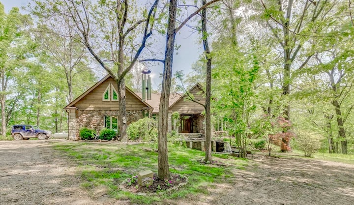 Serene Estate Amid Nature At Tenkiller Ferry Lake - Keys, OK