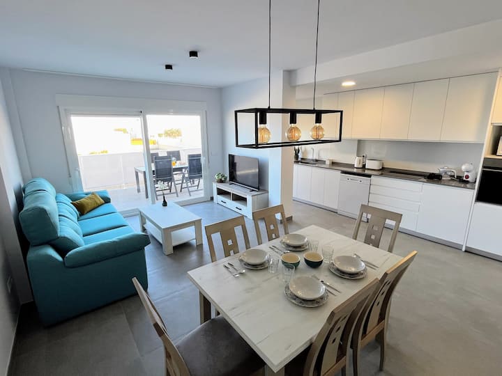 Nuevo Apartamento En Oliva Playa - Terranova - Oliva