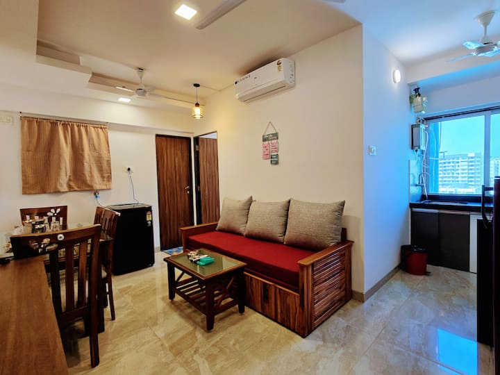 Bliss 98 - 1bhk Apartment - Higher Floor-good View - Mumbai
