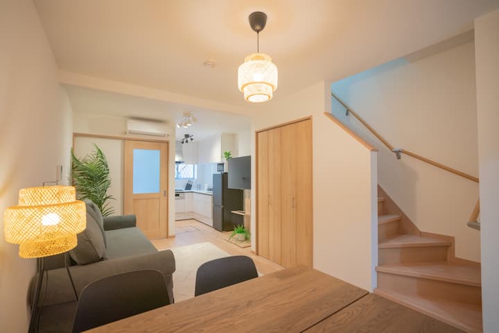 1-minute By Train To Tennoji / 55㎡, Sleeps Up To 6 - Osaka