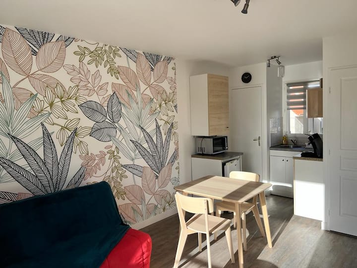 Studio Proche Plage Avec Balcon - Rang-du-Fliers