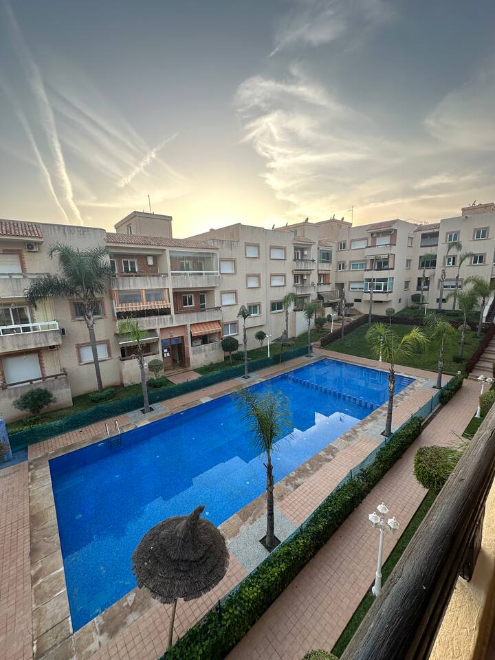 Appartment With Pool And Beach - Skhirat