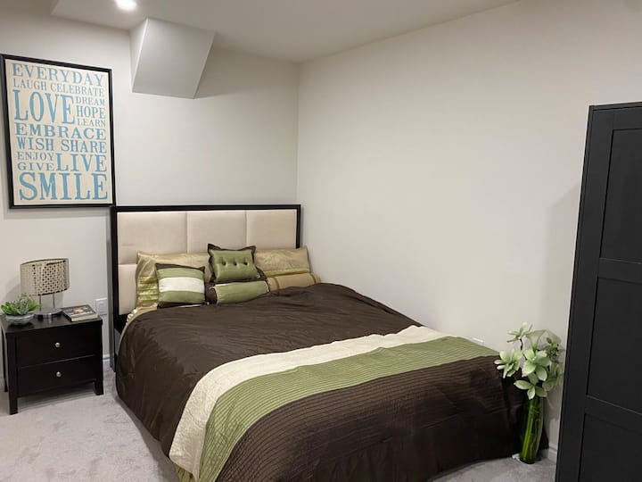 New Luxury Bedrooms In The Basement. - Oakville