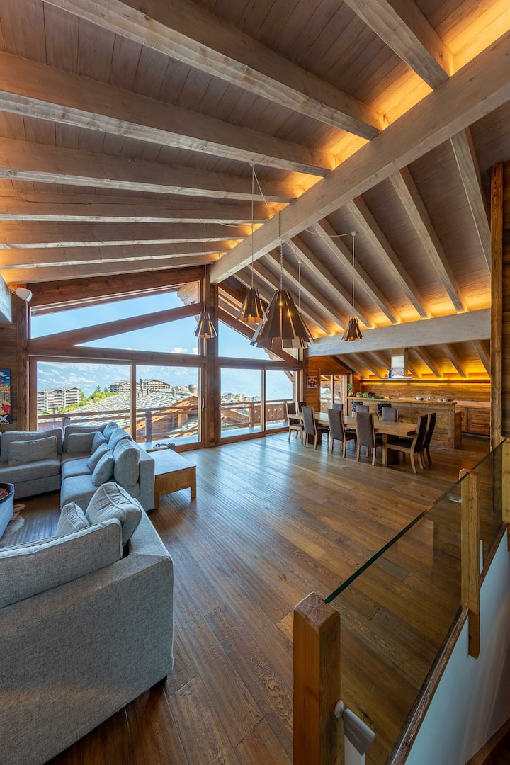 Chalet De Luxehautes Cimes One 14p - 4 Abos Spa - Nendaz