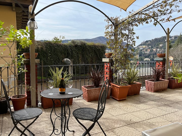 Loft Vista Lago Con Terrazzo - Como