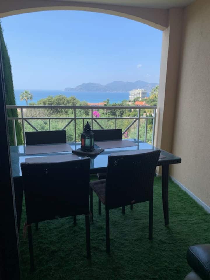 Cannes Appart T2 Vue Mer 4 Pers Clim Piscine - Cannes