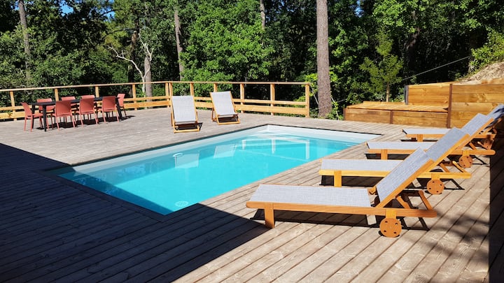 Adorable Villa Au Milieu Des Pins - Biscarrosse