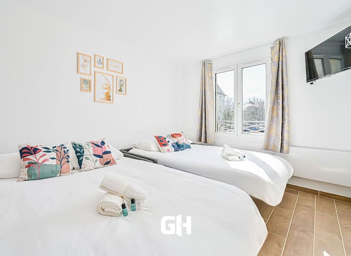 Le Cozybussy - 4 Pers - Disney & Paris - Parking - Émerainville