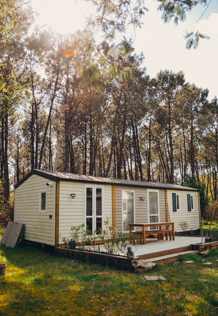 Mobil-home Dans Camping éCo-lieu - Hourtin