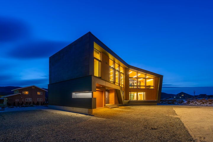 Momo北アルプスの絶景宿 スノーピークで楽しむBbq 焚火・半露天高級家族風呂・非日常で贅沢な旅を - Hakuba