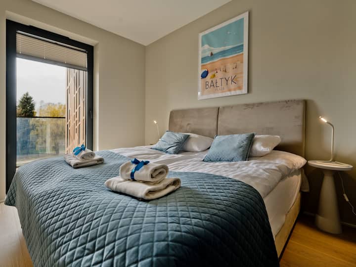 Blueapartpl Przestronny Apartament Pod Lasem - Jastarnia