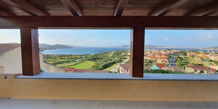 Trilocale Orizzonte 10 Con Fantastica Vista Mare - Palau