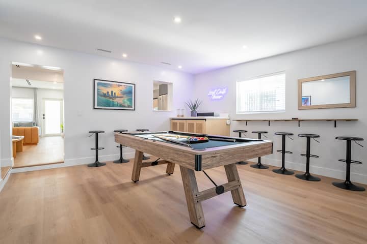 5br Hottub|pooltable|minigolf 7 Min To Wynwood - Miami
