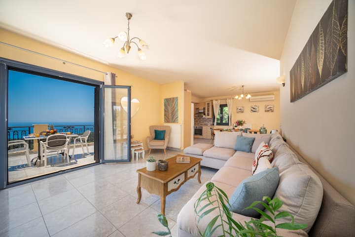 Melmar View Apartment With Sunset View, 2nd Floor - Fiskardo