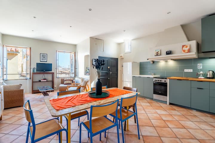 Mimosa - Duplex Centre Historique (Clim + Parking) - La Ciotat