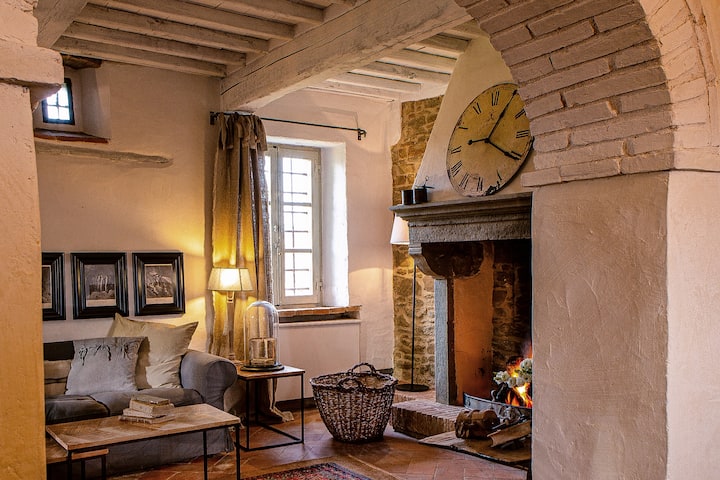 Luxury Villa| Fireplace | Sauna| Panoramic View - Rapolano Terme