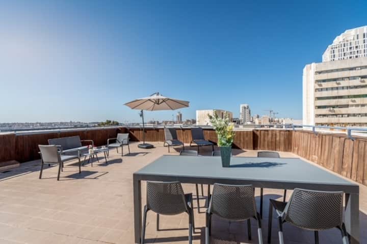 Penthouse 9 People - City Center - Jerusalem