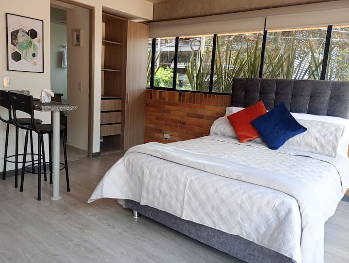 Spacious Studio With Patio - Bogota