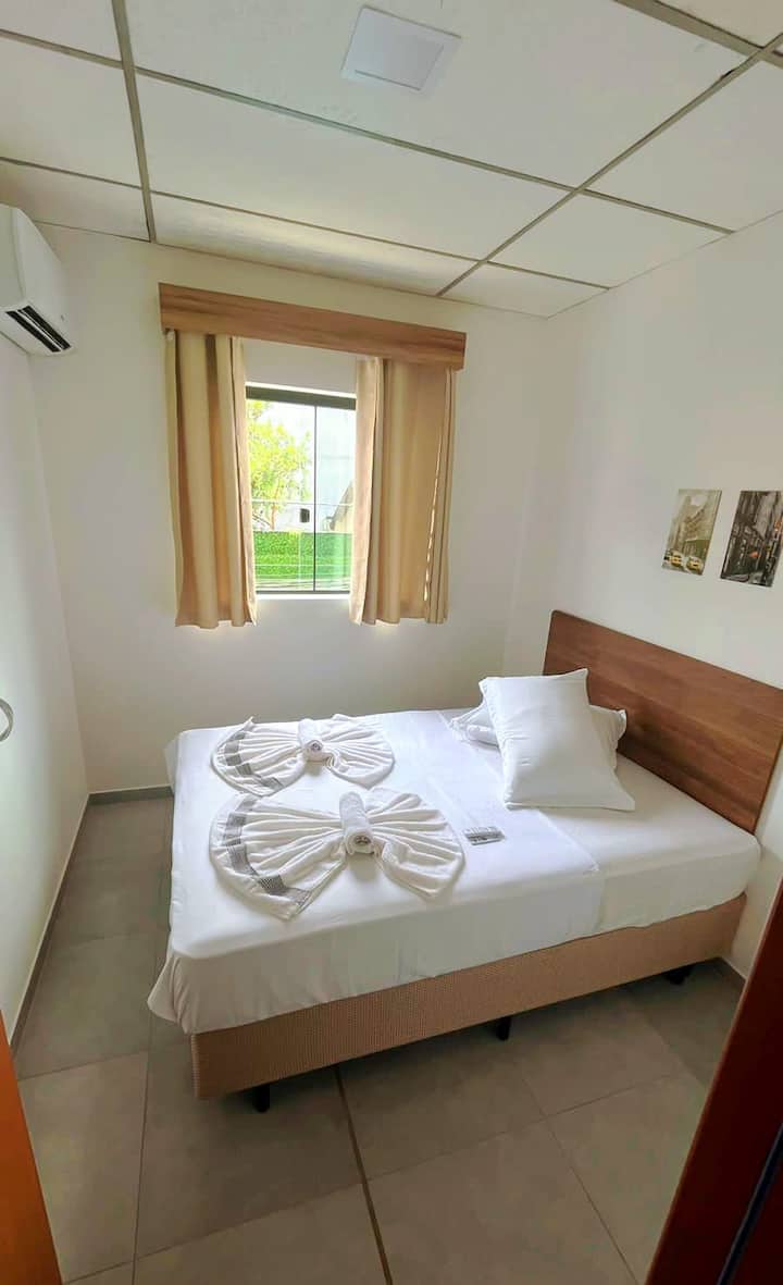 (Pousada São José) Casal A/c - Wc Externo - Joinville