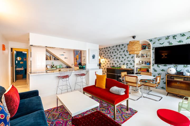 Grand Duplex Calme Et Lumineux-quartier Sentier-6p - Paris