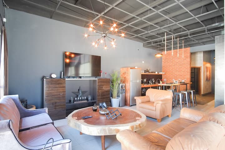 New! Industrial Loft At Ensenada Dt| Ac & Wifi - Ensenada
