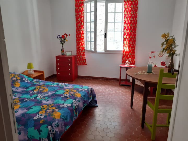 Chambre Chez L'habitant, 1 Lit Double Et 1 Simple - Le Vigan