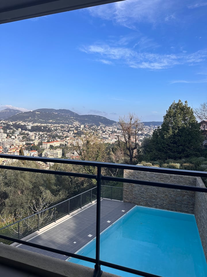 Péssicart - T2 Résidence Avec Piscine Et Terrasse - ibis budget Nice Californie Lenval