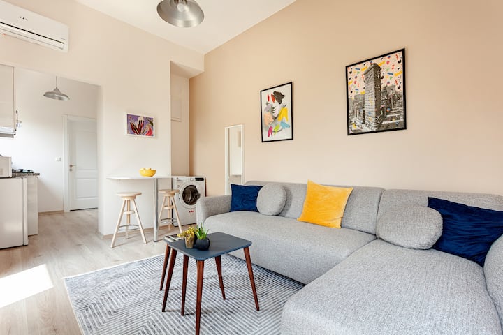 #6 Modern 1br W/ Balcony & Ac - Fındıklı