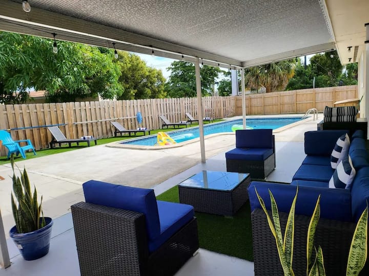 House With Heated Pool Near The Beach - Pompano Beach, FL