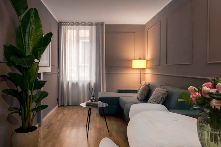 Luxory 1 Bedroom Apartment With Parking +Spa - Bergamo