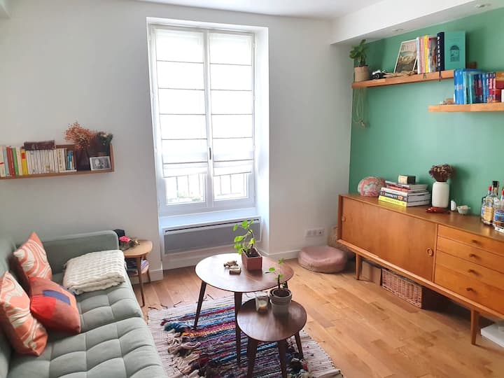 T2 Lumineux Près Buttes Chaumont - Porte d'Ivry