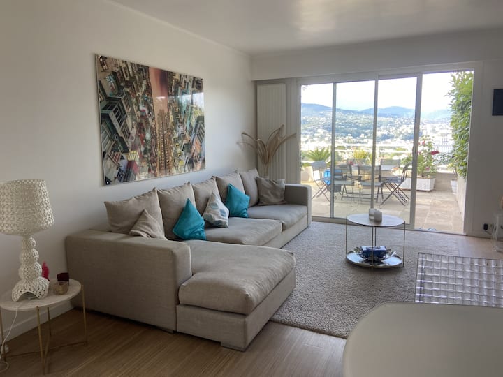 Superbe Duplex Grandes Terrasses - 尼斯