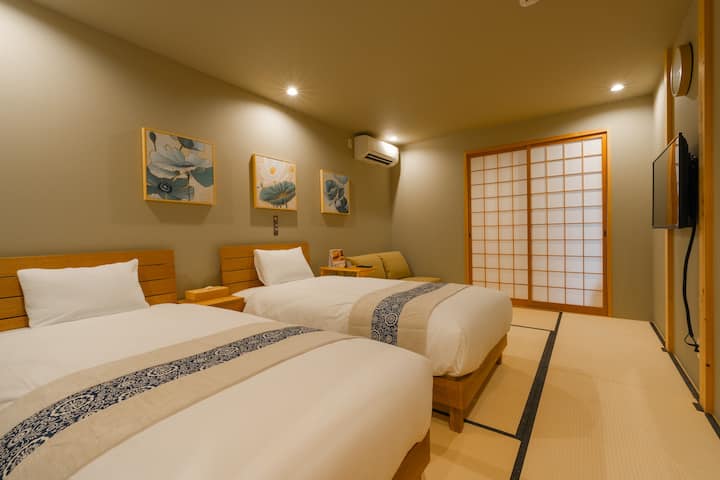 【鶴Inn 鶴見橋Ⅰ】贅沢な和モダン一軒家|花園町駅徒歩5分|難波、心斎橋、梅田へ直通 - Osaka