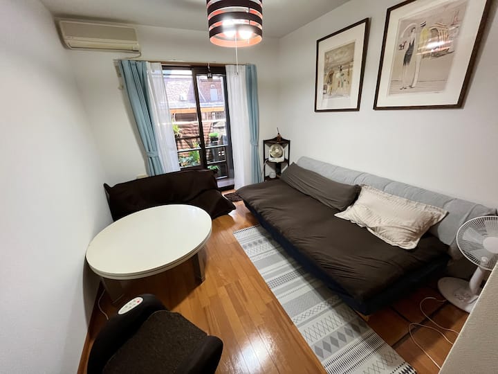 静かな環境。個室。駅、スーパー、コンビニ、レストランなど徒歩圏内。ベランダでくつろいでください。 - Fukuoka Prefecture, Japan