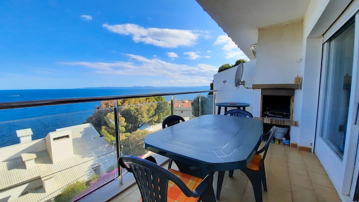 Appartement Vue Mer Canyelles - Roses