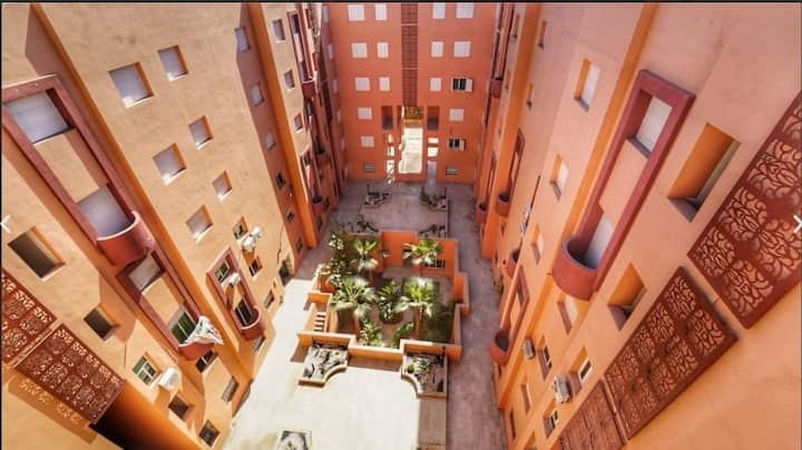 Magnifique 2 Chambres Balcon Et Piscine à Gueliz - Marrakech