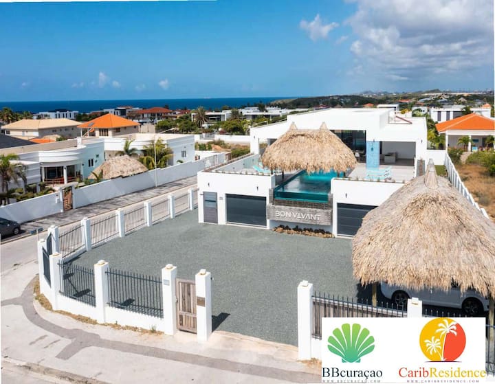 Villa Met Zeezicht&infinitypool Jan Thiel Curacao - Curaçao