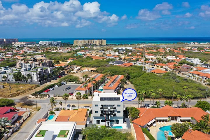 *New 2br 2ba, Bbq, Pool/ Noord, Amazing View - Aruba
