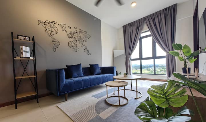 Sunset View Near Airport K Avenue 2 Room 4-5 Pax - Kinarut