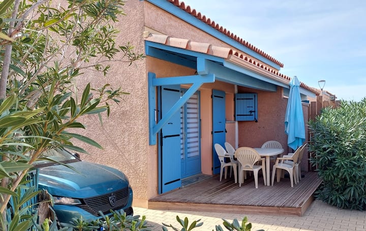 Jolie Villa Climatisée, Piscine, 2 Pas De La Plage - Torreilles Plage